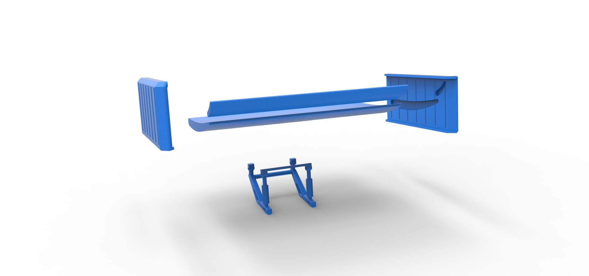 3D Wing Of Supermodified Front Engine Race Car V3 Scale 1 To 25 Model ...