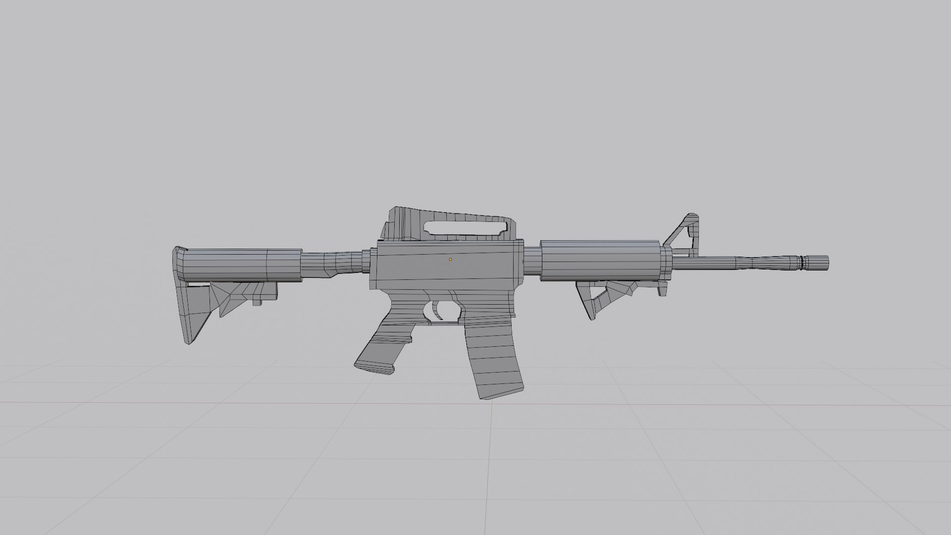 M4a1 Low Poly 3D Model - TurboSquid 2165352