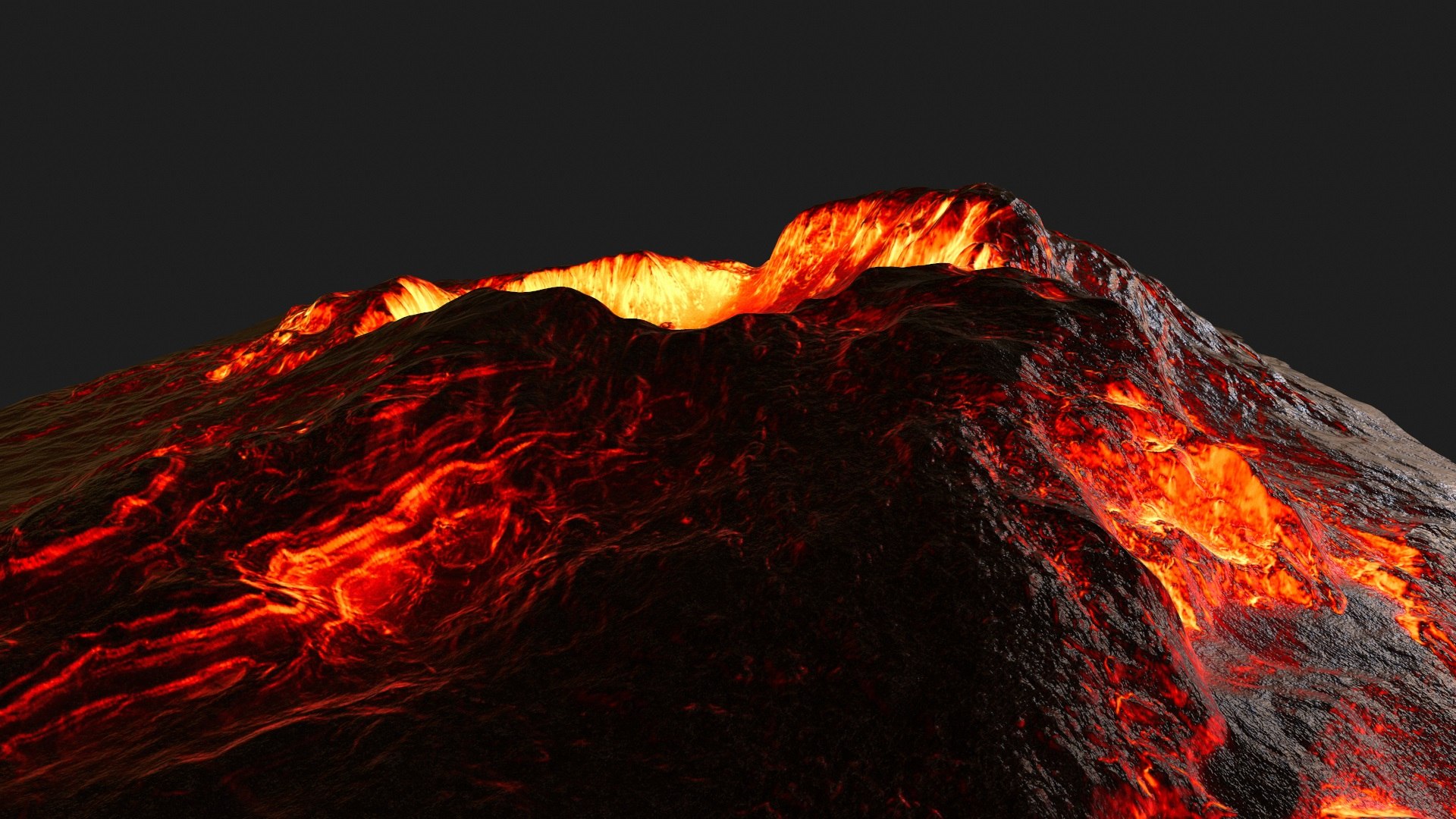 Volcano 3D - TurboSquid 1149447