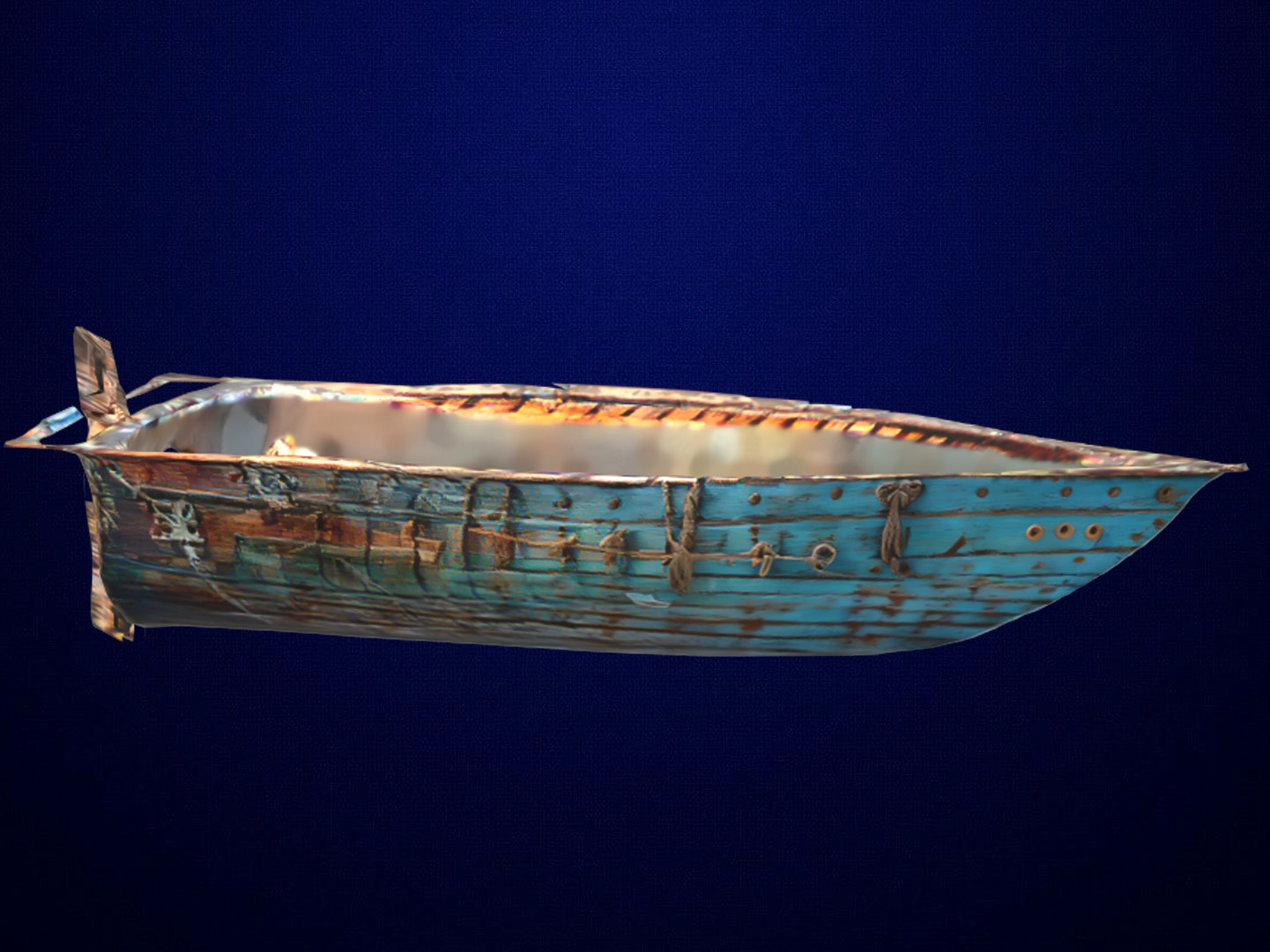 Old Fishing Boat model - TurboSquid 2152790