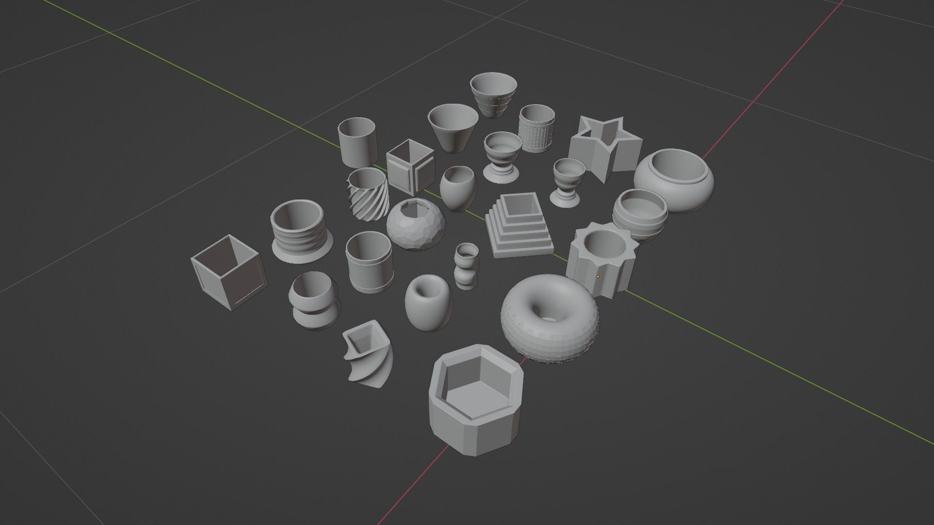 Stl Pot Collection 3D - TurboSquid 2106563