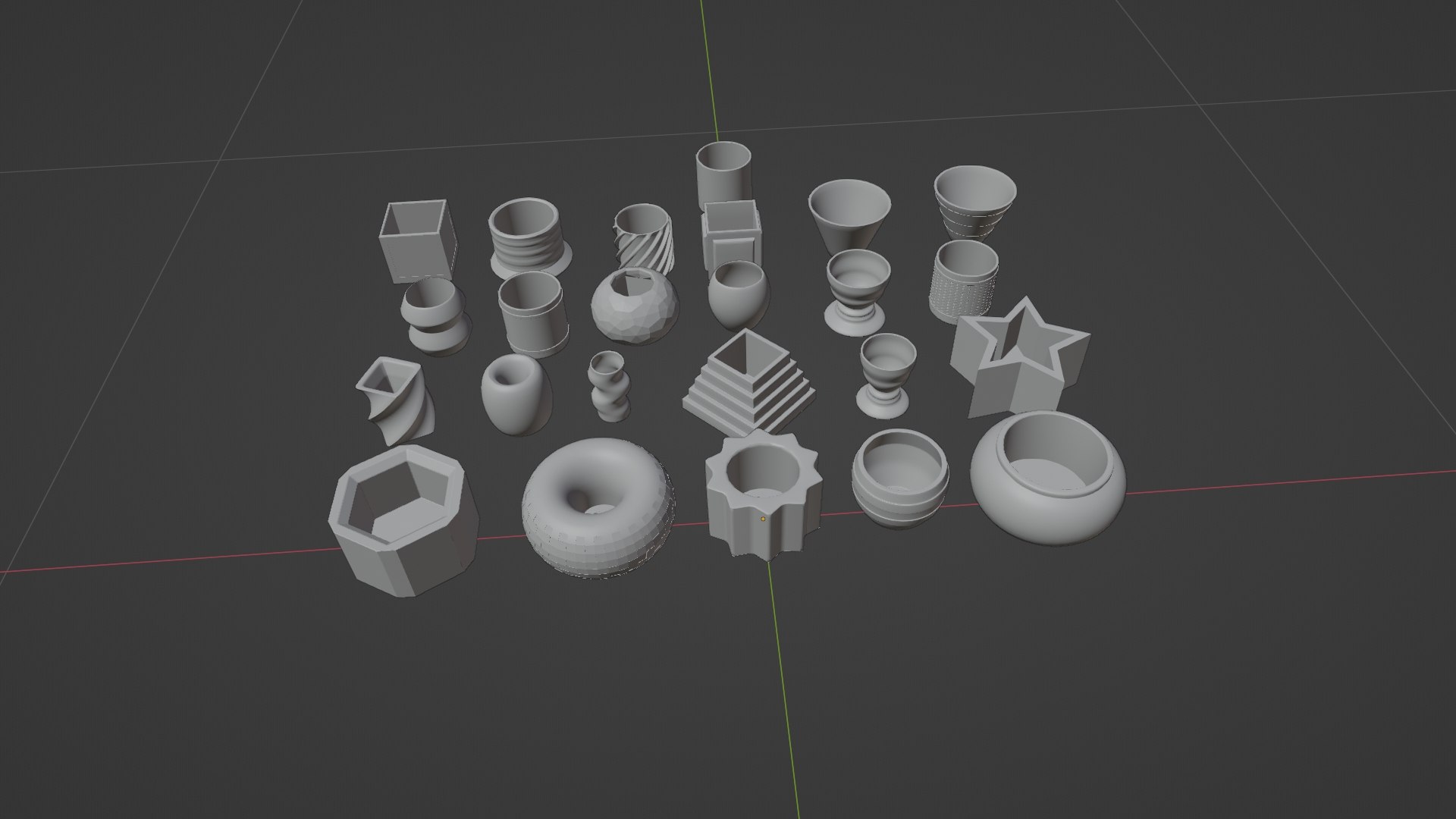 Stl Pot Collection 3D - TurboSquid 2106563