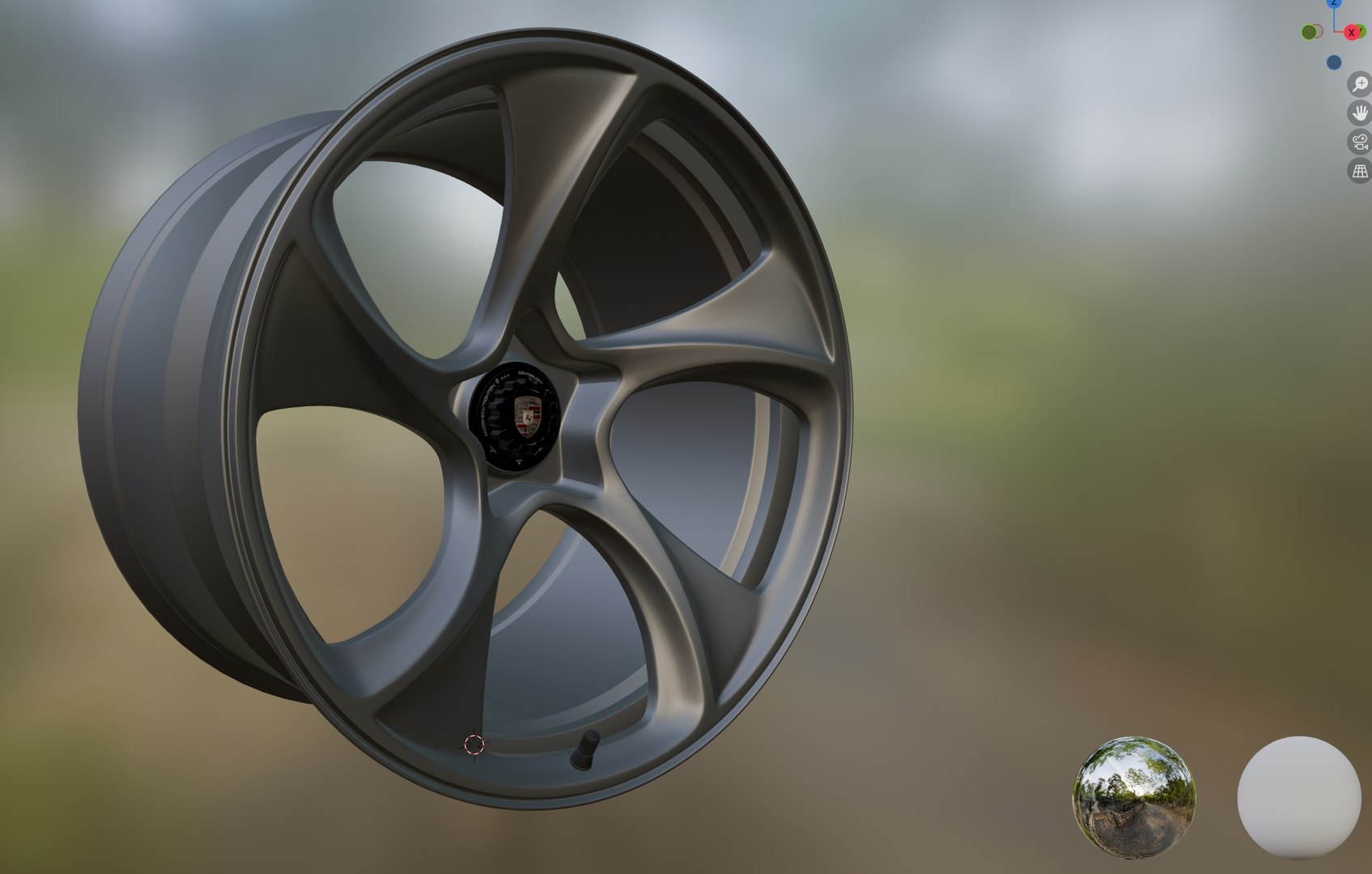 Wheel HRE 522M Center Lock 3D Model - TurboSquid 2289891