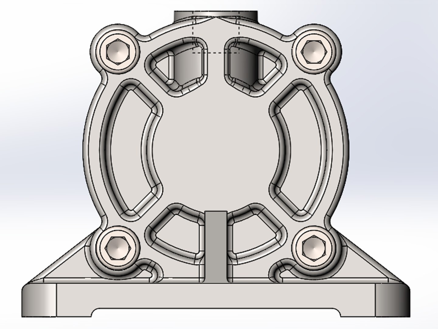 Pneumatic Cylinder Assembly 3ds
