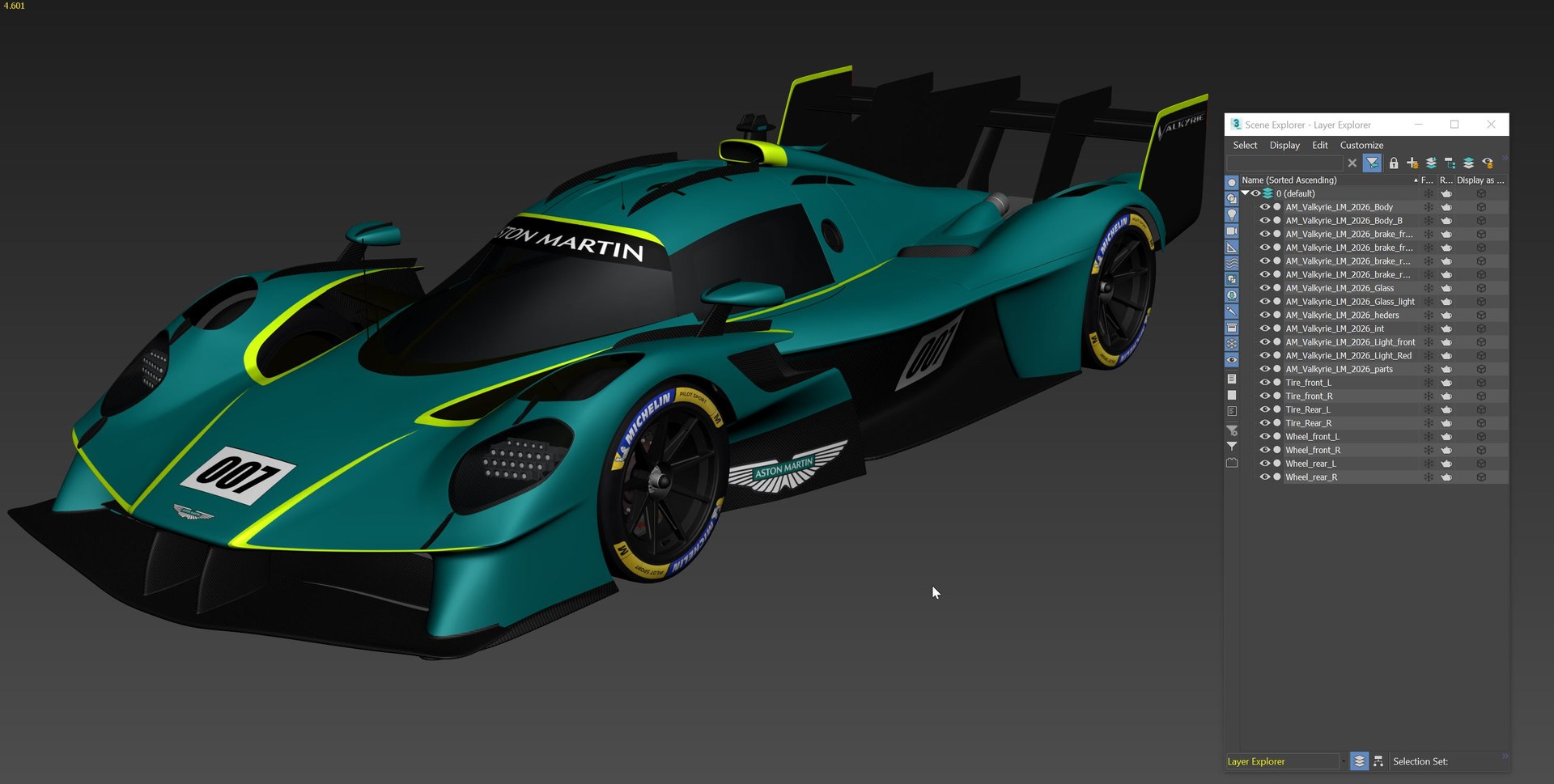 Aston Martin Valkyrie LM-2026 Model - TurboSquid 2438033