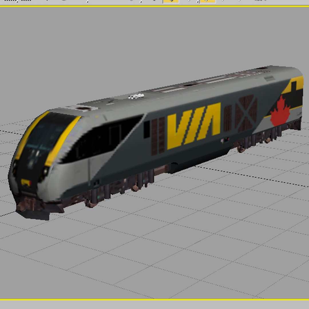 3D VIA SC 42 Locomotive And LHB Railway Coach Model - TurboSquid 1977853