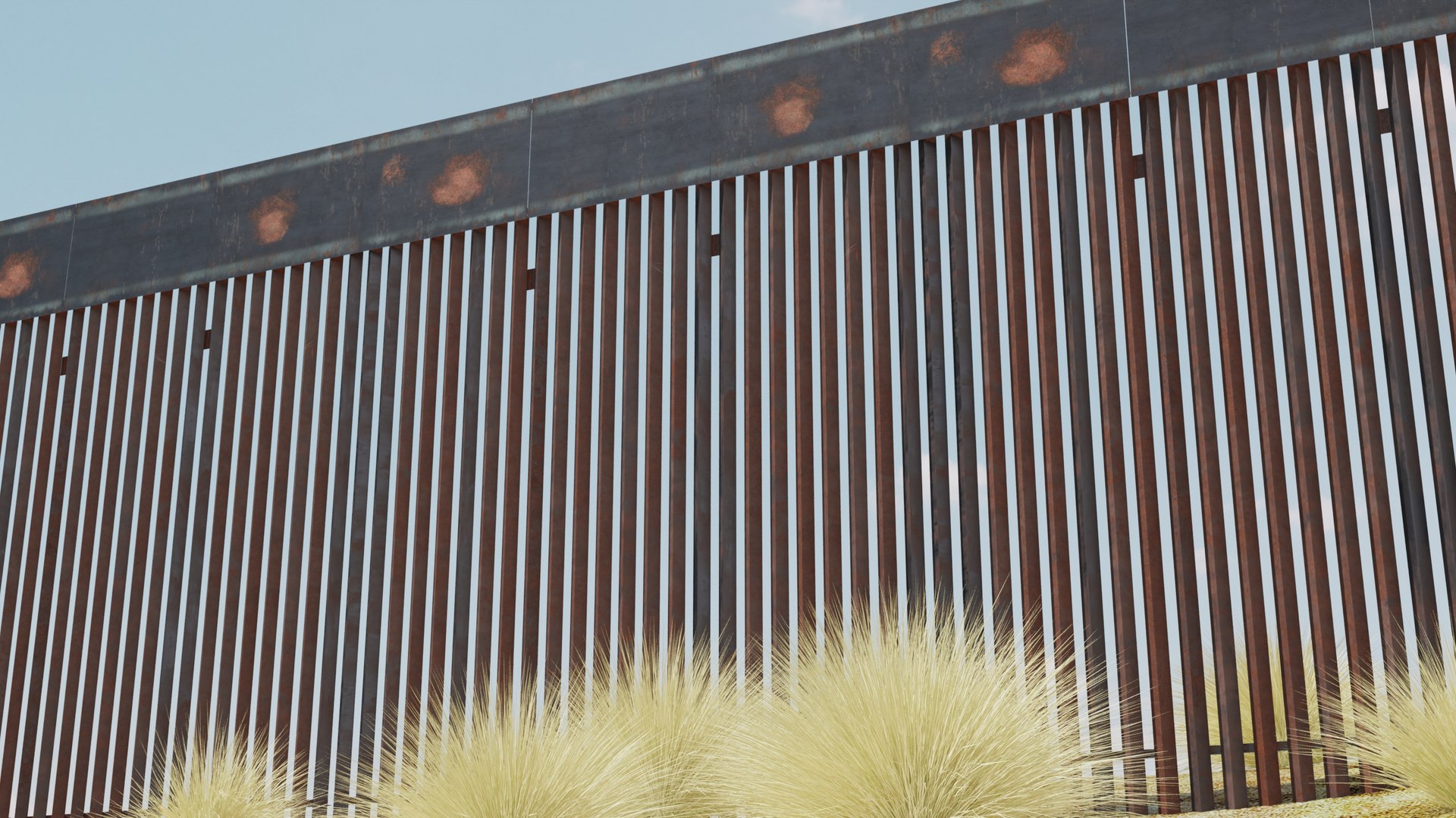 Trump Border Wall 3d Model Turbosquid 1959497