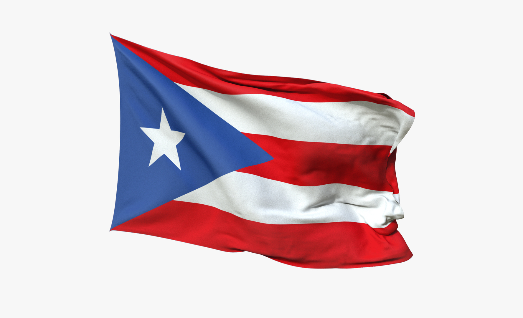 3D Realistic Animated Flag - Microtexture Rigged - Put Your Own Texture ...