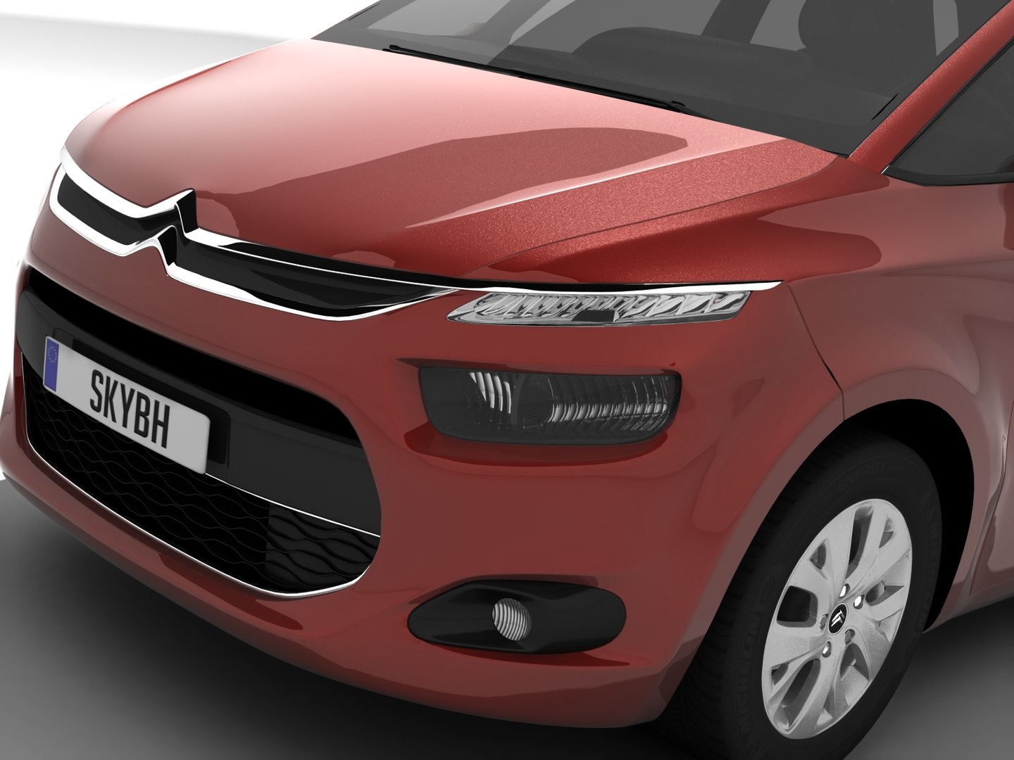 Citroen C4 picasso 2013 model - TurboSquid 2170755
