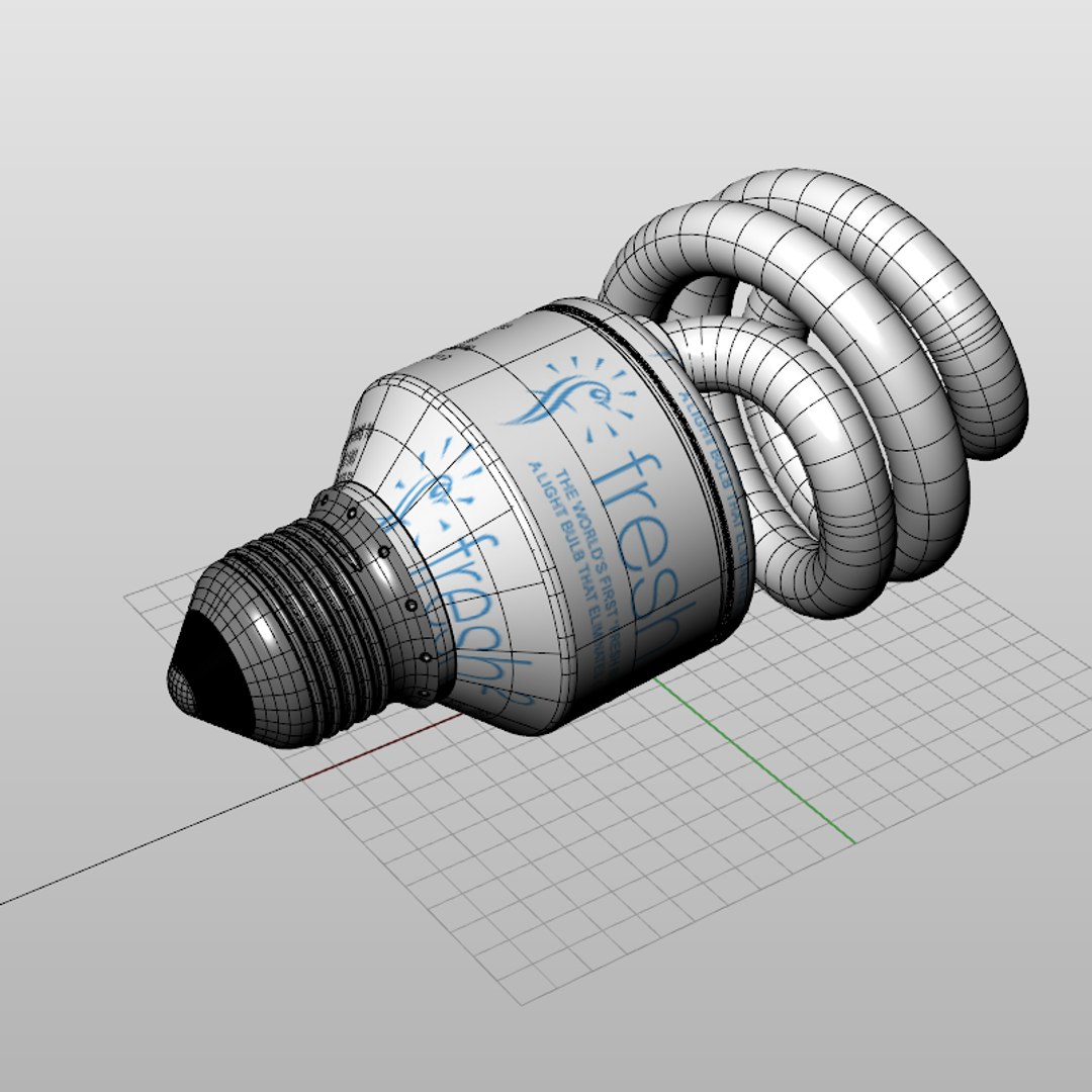 Energy Saving Fluorescent Light 3d 3ds
