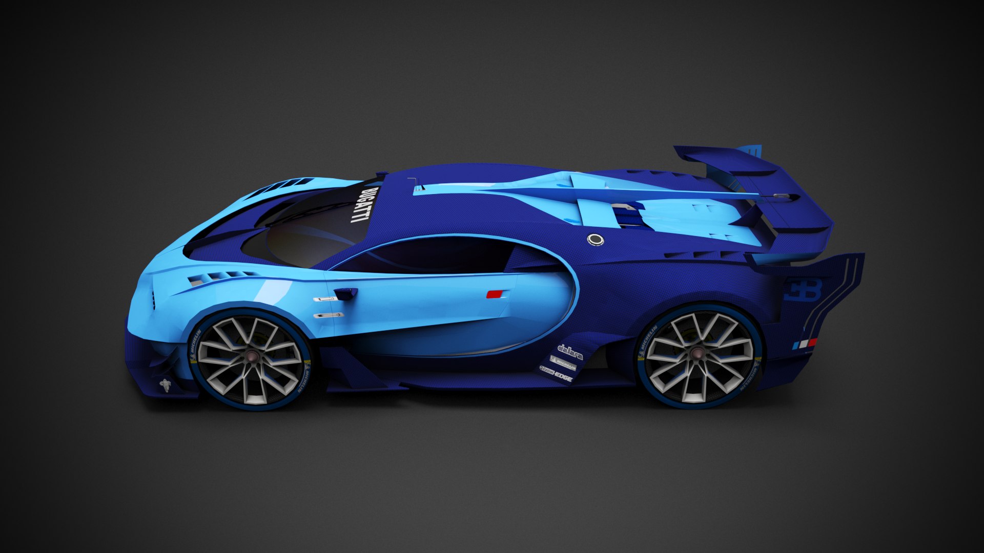 3D Model Bugatti Vision GT, Game Car, Low Poly - TurboSquid 1727837