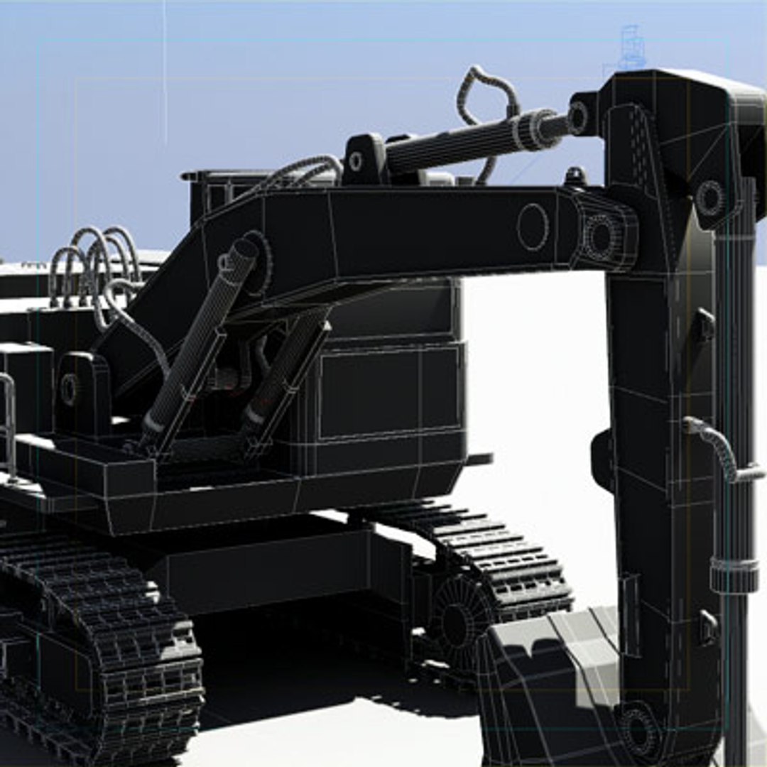 Excavator 3d Model