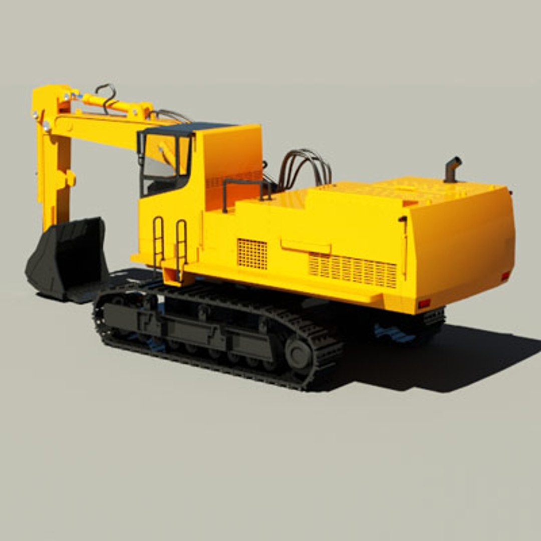 Excavator 3d Model