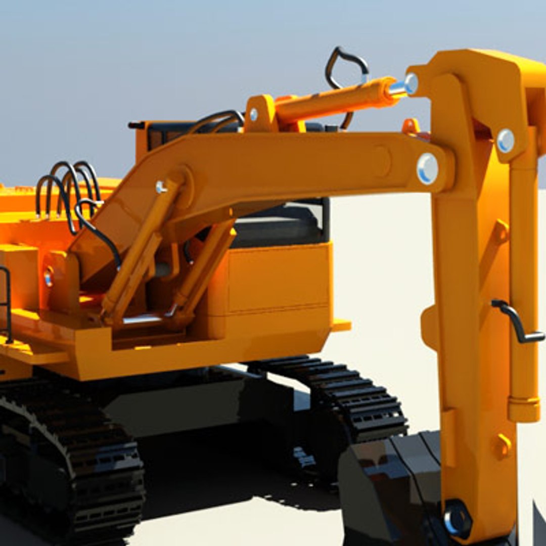 Excavator 3d Model