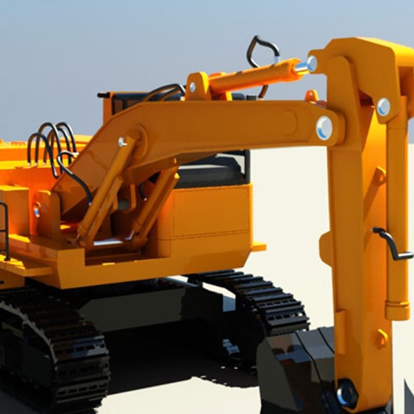 excavator 3d model