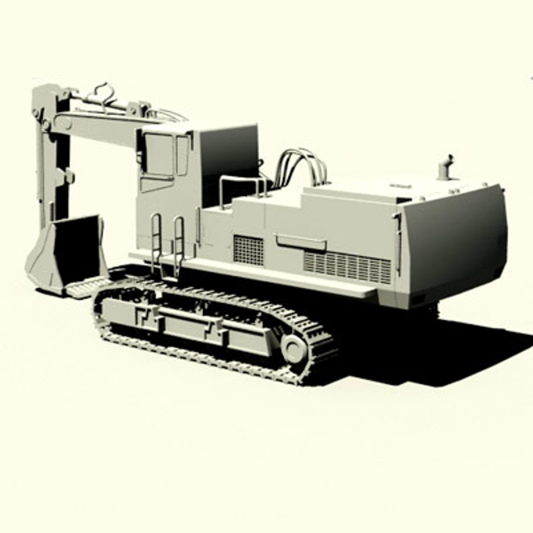 Excavator 3d Model