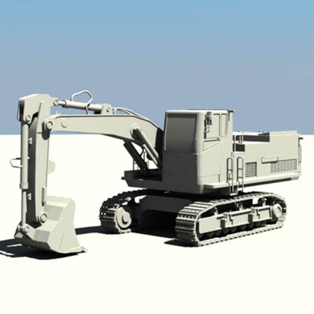 Excavator 3d Model
