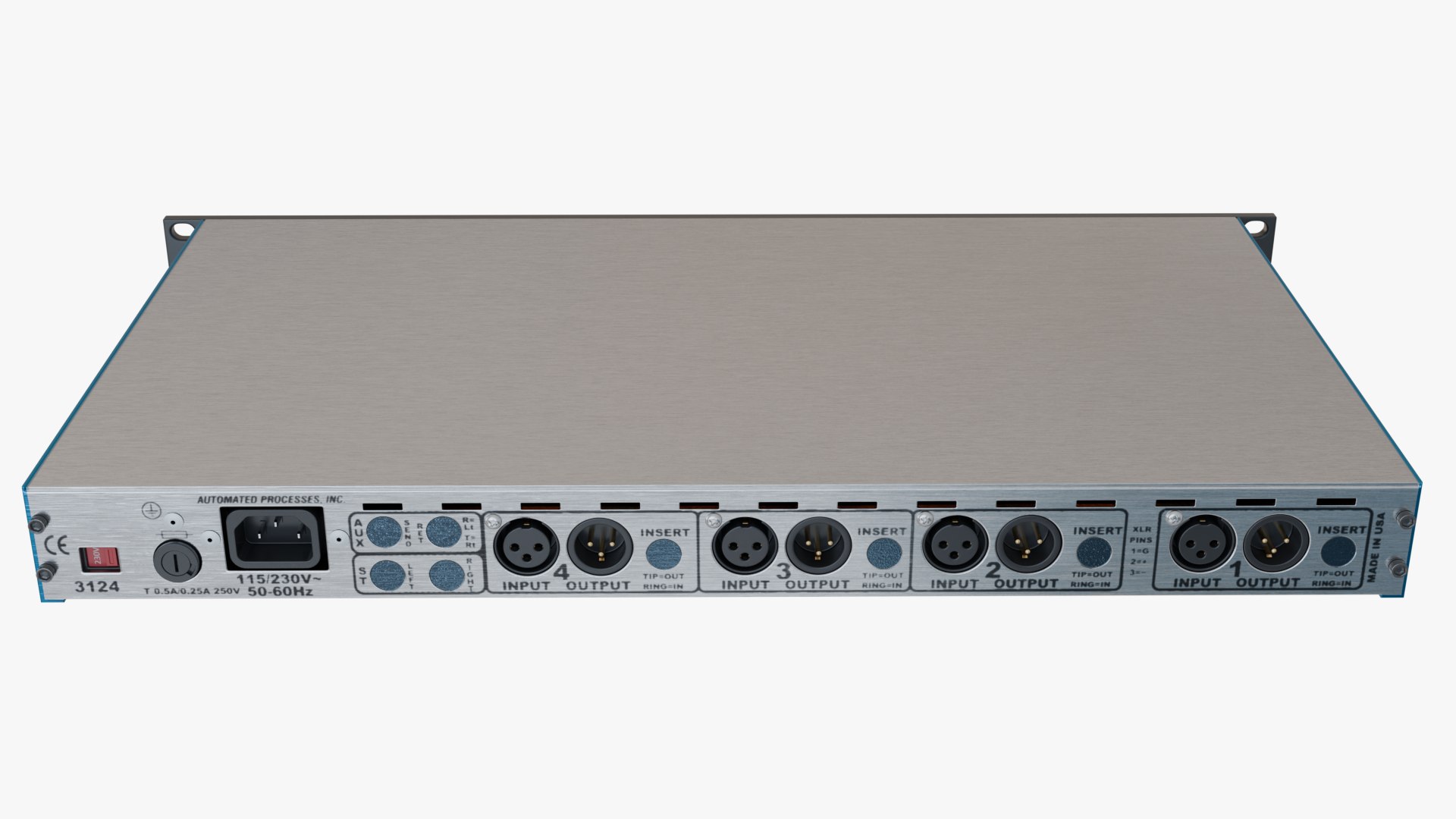 API Audio 3124V Model - TurboSquid 2302127