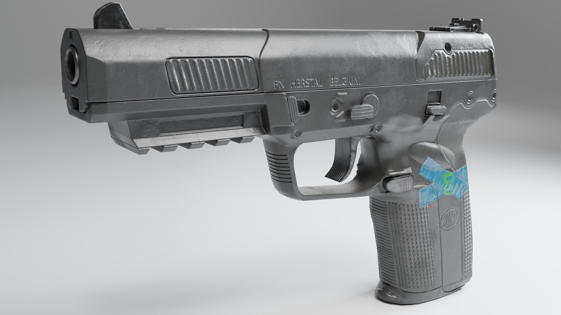 FN Five-seveN Gameready 3D Model - TurboSquid 2041677