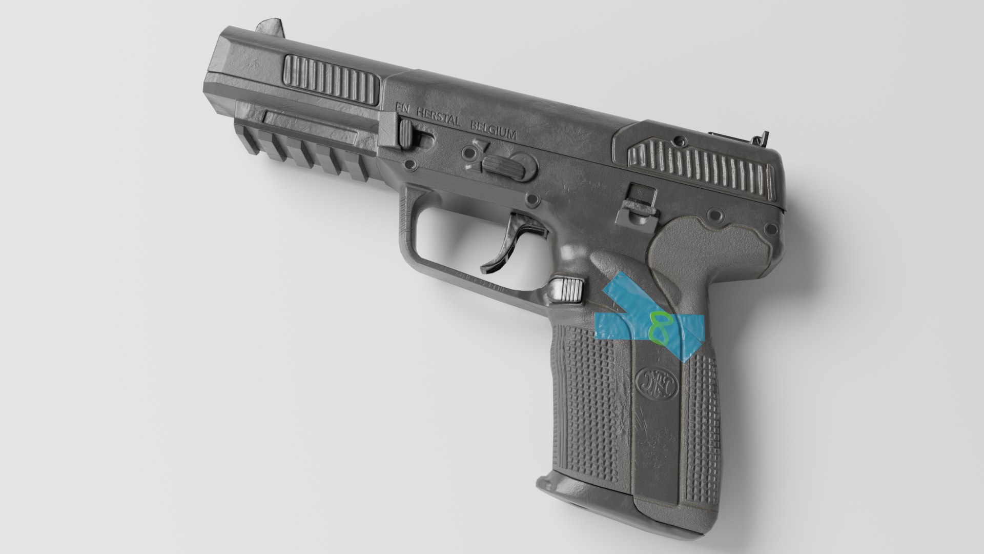 FN Five-seveN Gameready 3D Model - TurboSquid 2041677