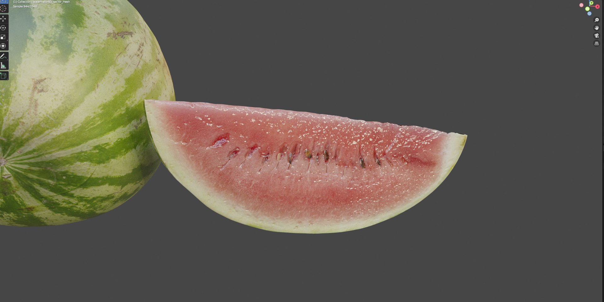 4k Watermelon 3D - TurboSquid 2107527