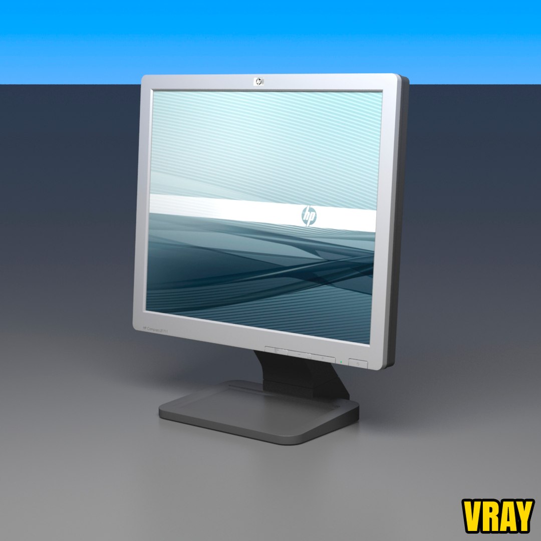 hp compaq le1711 monitor 3d max
