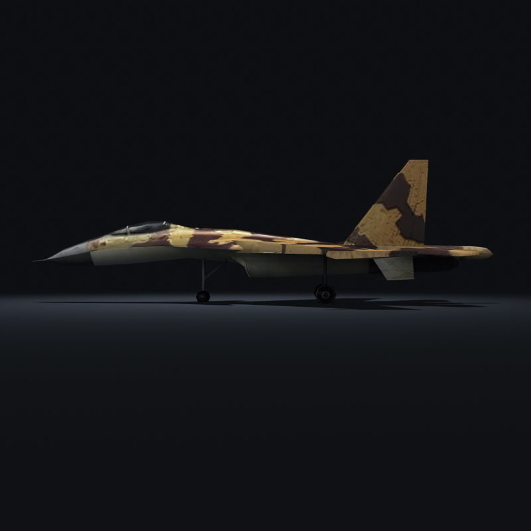 Sukhoi Su-37 3d Model