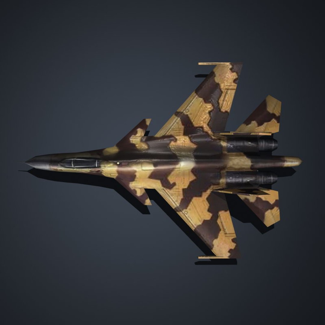 Sukhoi Su-37 3d Model