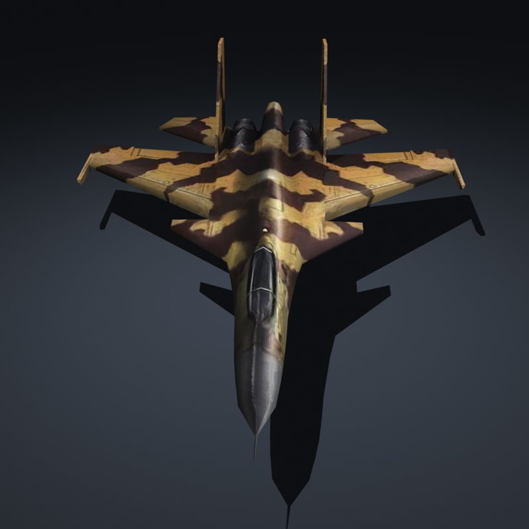 Sukhoi Su-37 3d Model