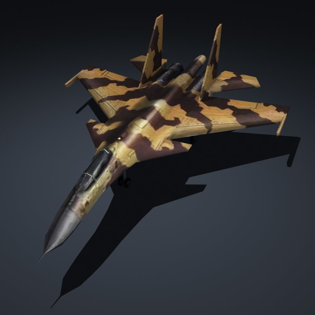 Sukhoi Su-37 3d Model