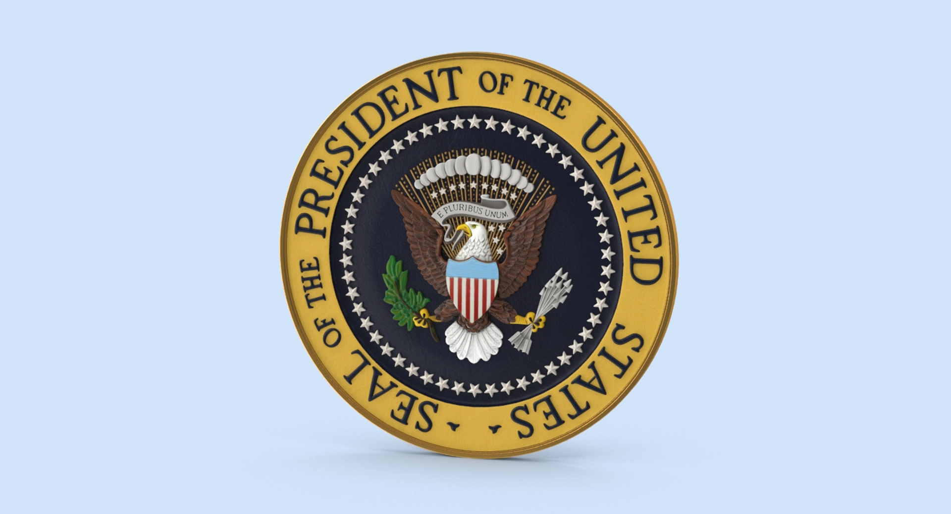 3d Model Presidential-seal