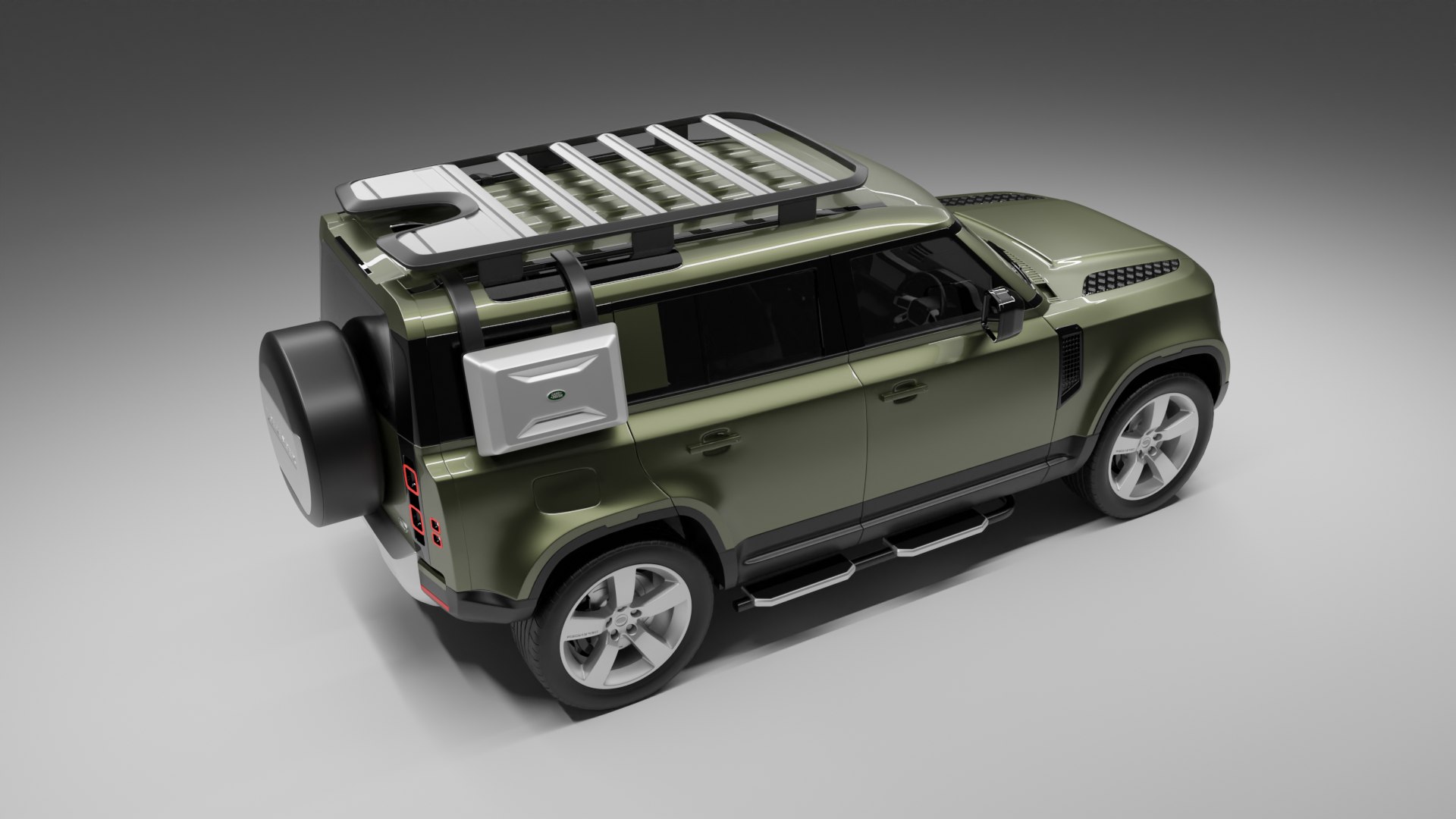 LAND ROVER DEFENDER 110 WOOLSTONE GREEN 3D Model - TurboSquid 2495498
