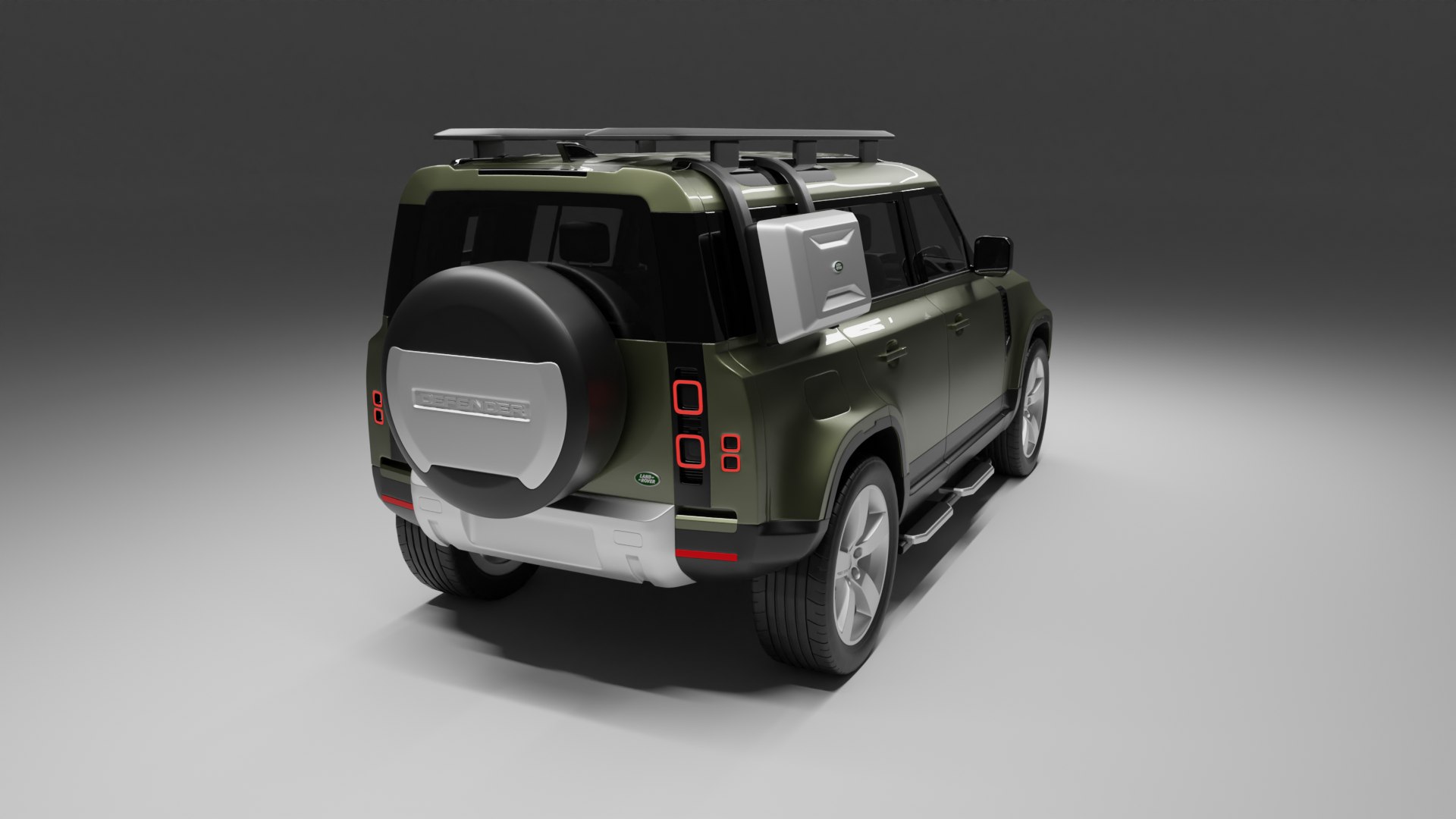 LAND ROVER DEFENDER 110 WOOLSTONE GREEN 3D Model - TurboSquid 2495498