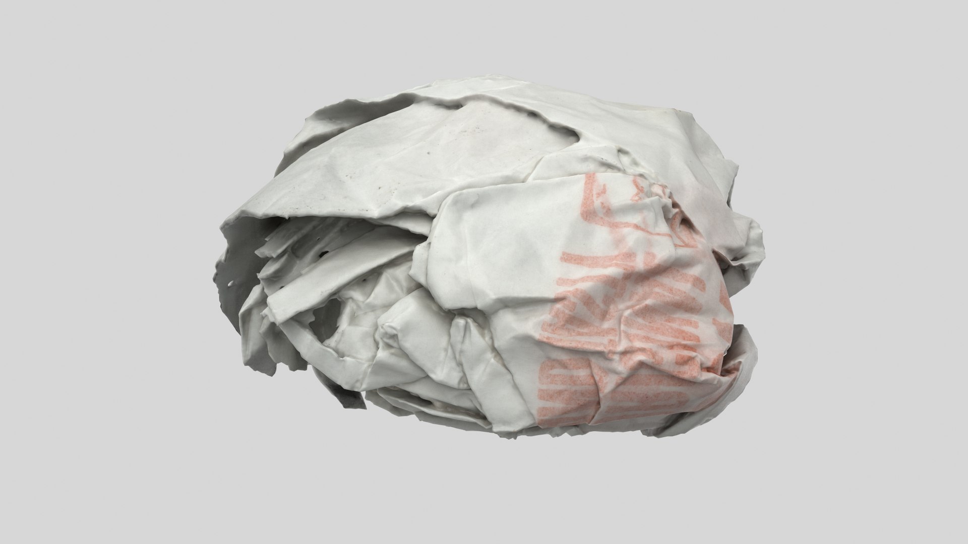 3D Fast Food Trash Paper 02 - TurboSquid 1961350