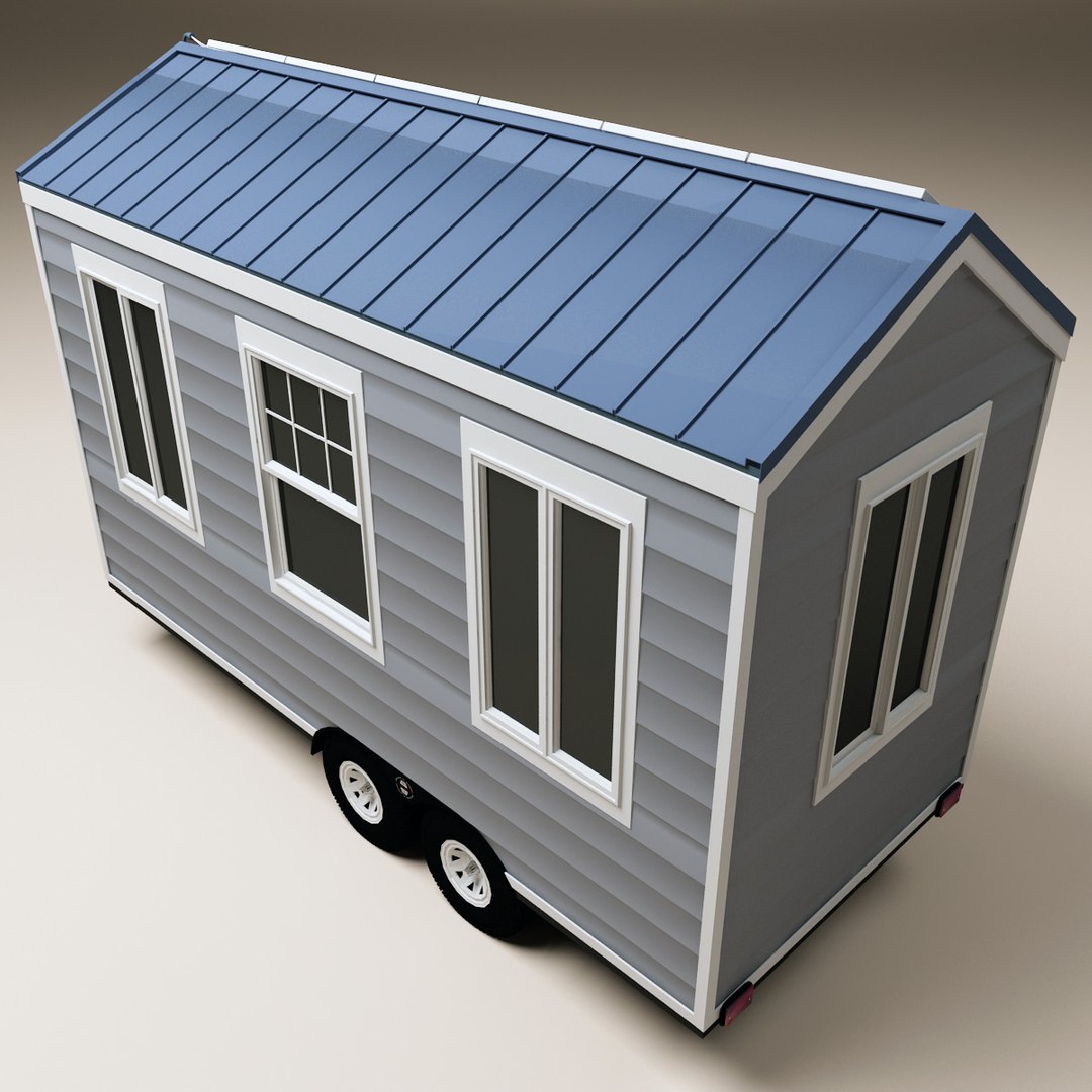 Caravan Modelled 3d Model
