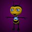 Cute Cartoon Bee Rigged 3d Model