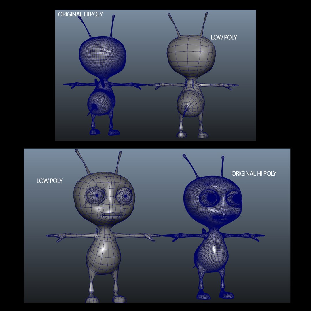 Cute Cartoon Bee Rigged 3d Model