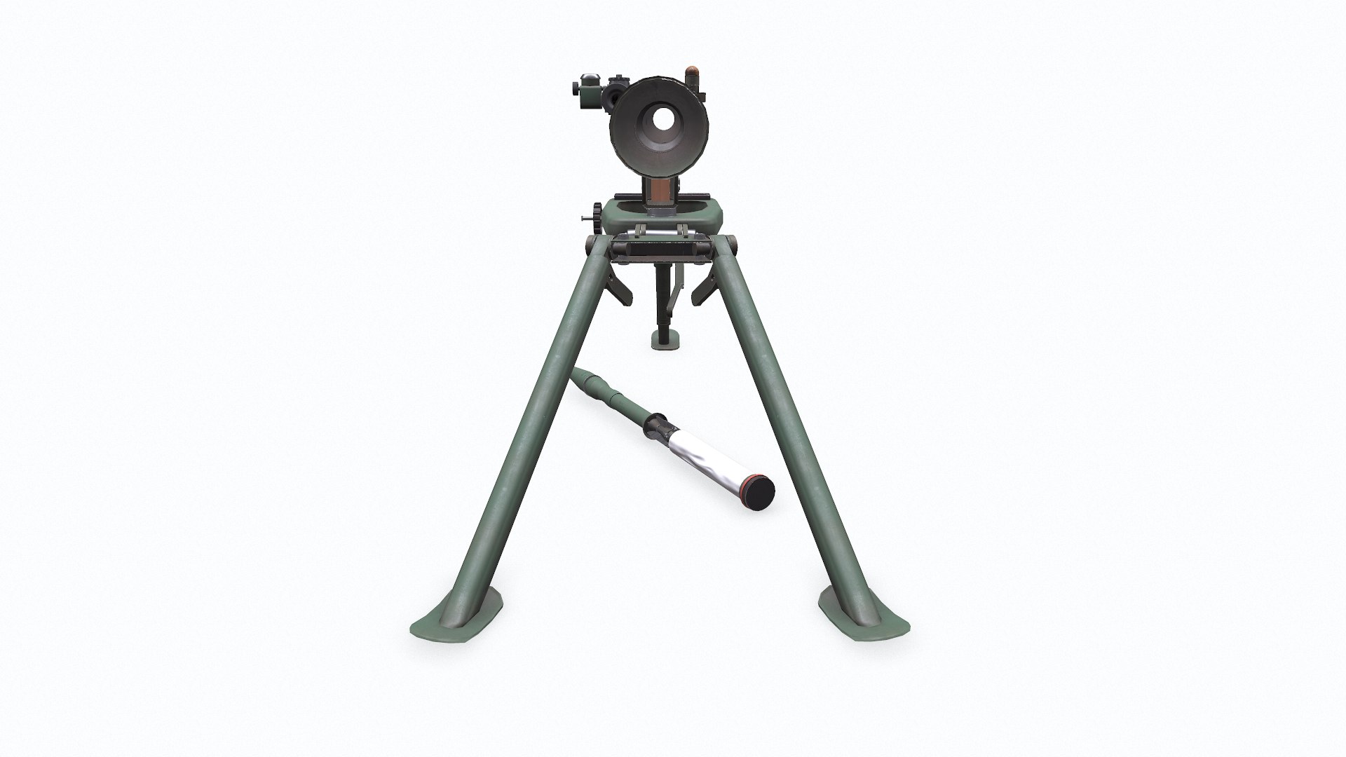 SPG-9 Kopyo Antitank Grenade Launcher Low-poly PBR 3D Model ...