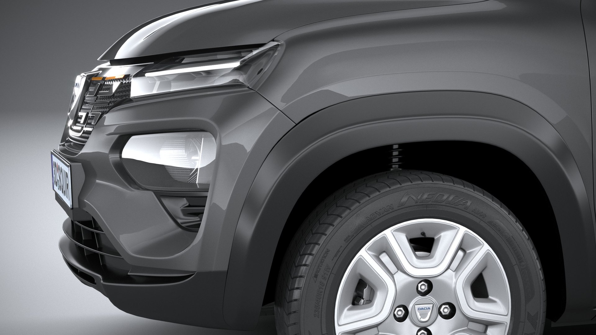 Dacia Spring 2022 3D Model - TurboSquid 2049974