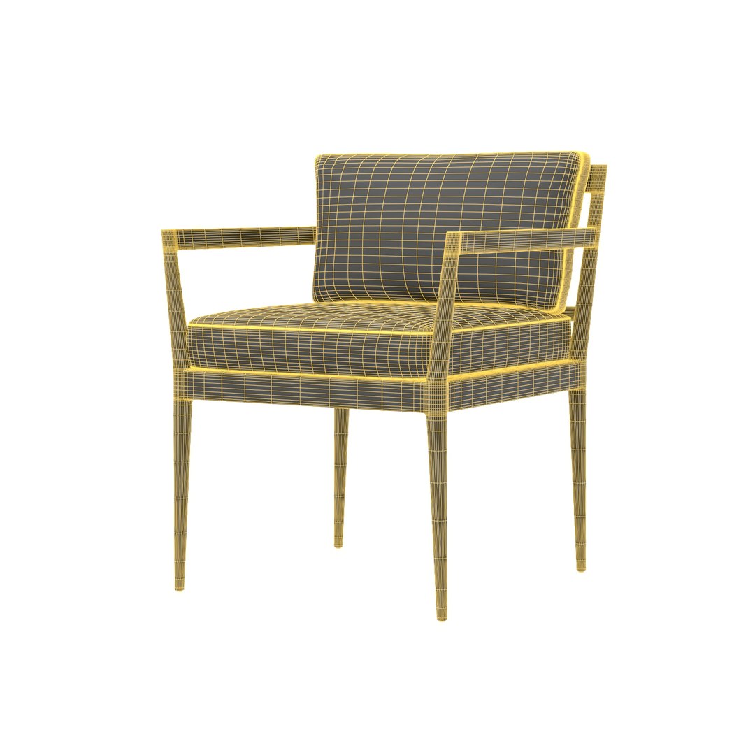 Laurel Dining Armchair Model - TurboSquid 2084981