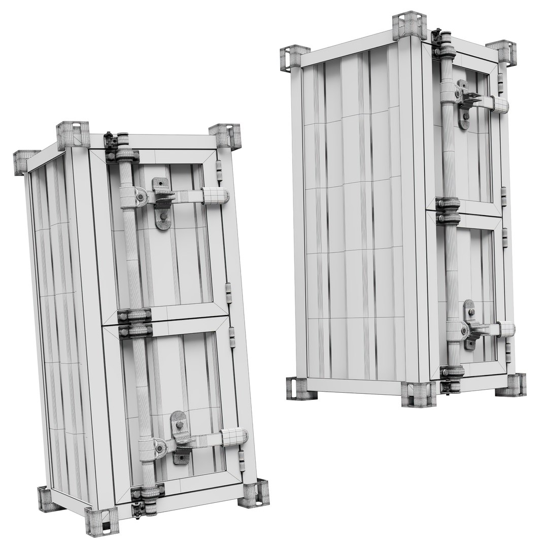 Free Safe Container 3d Model Turbosquid 2107825 