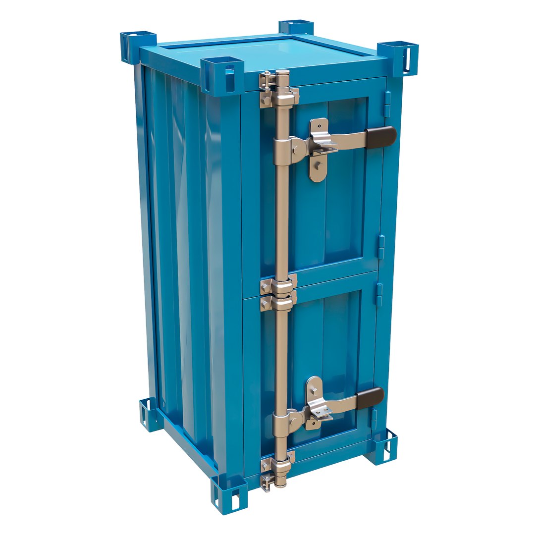 Free Safe container 3D model - TurboSquid 2107825