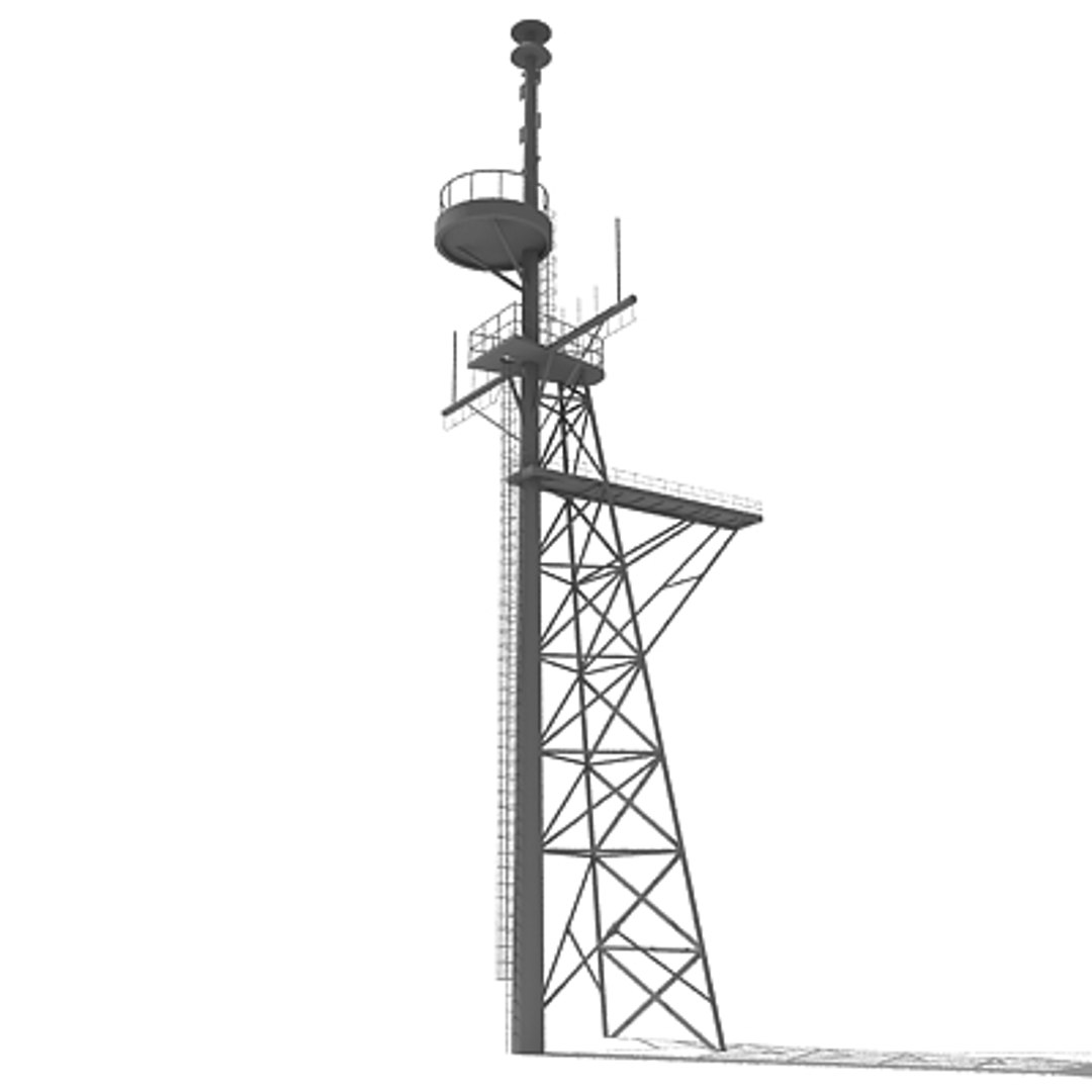 3d Industrial Tower Model