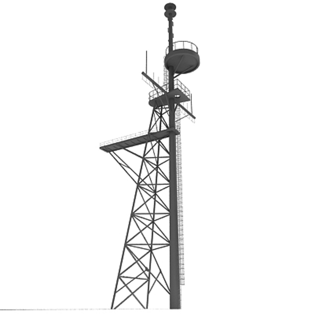 3d Industrial Tower Model