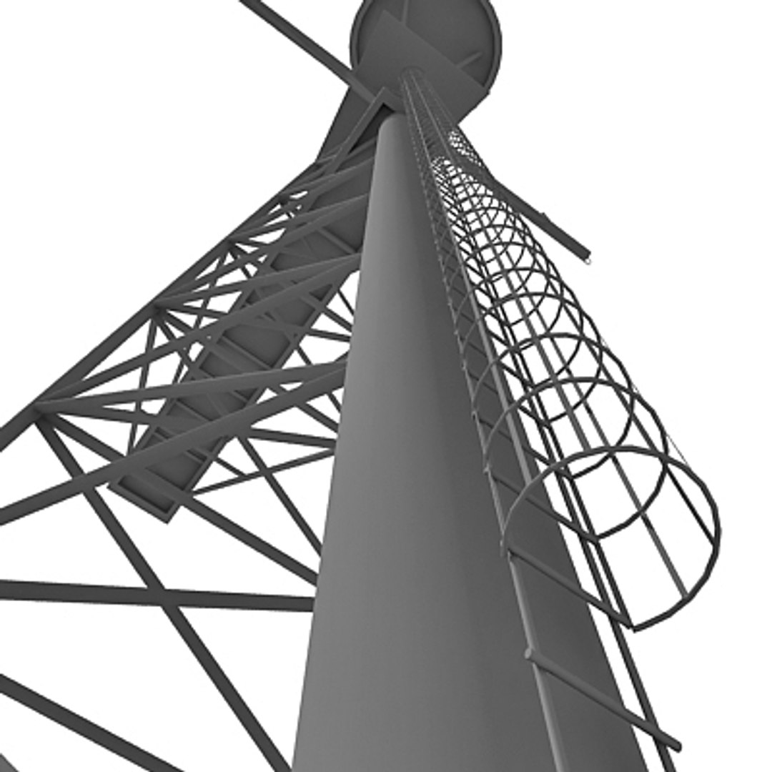 3d Industrial Tower Model