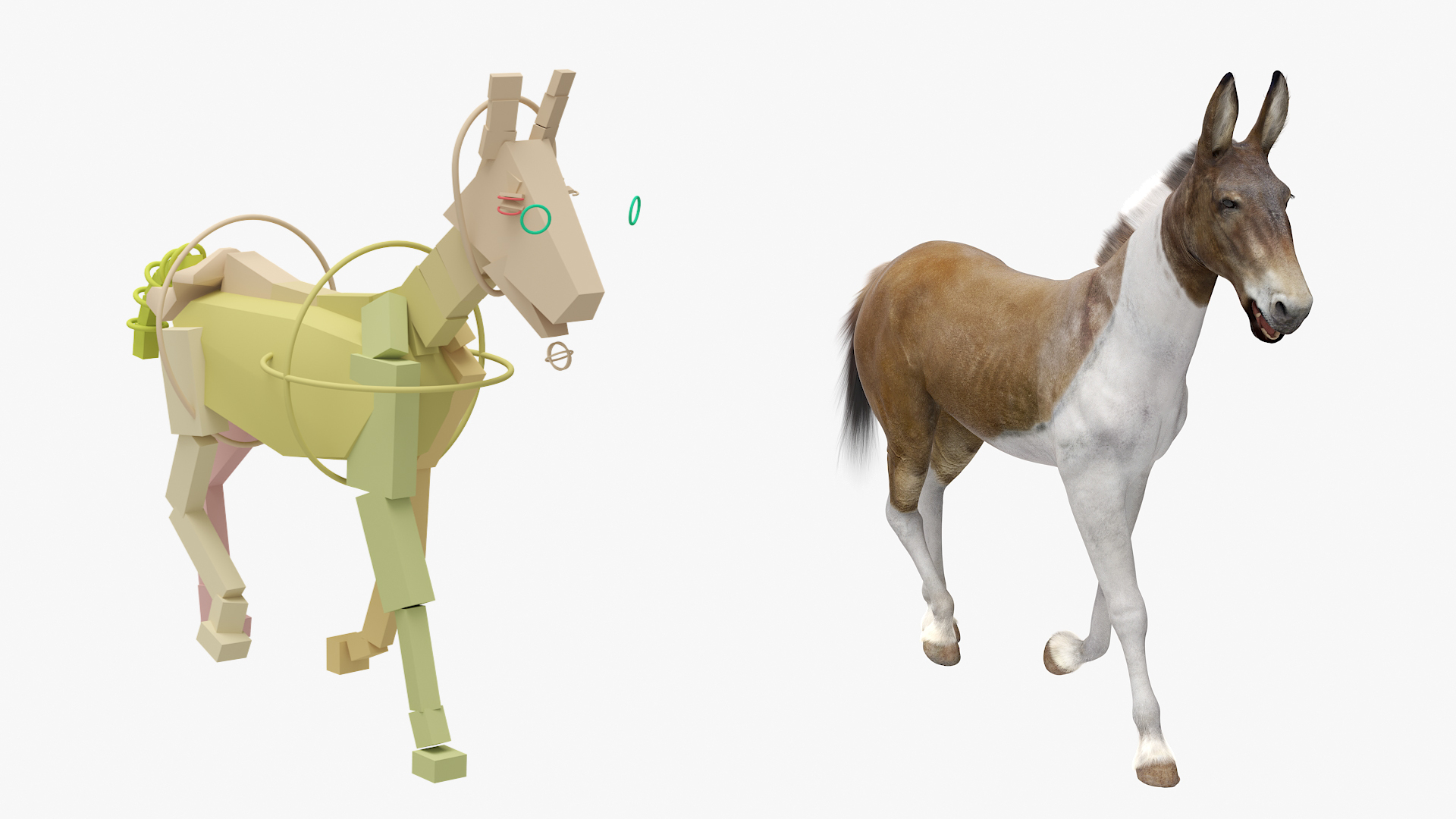 3D Mule Fur Rigged - TurboSquid 2300588