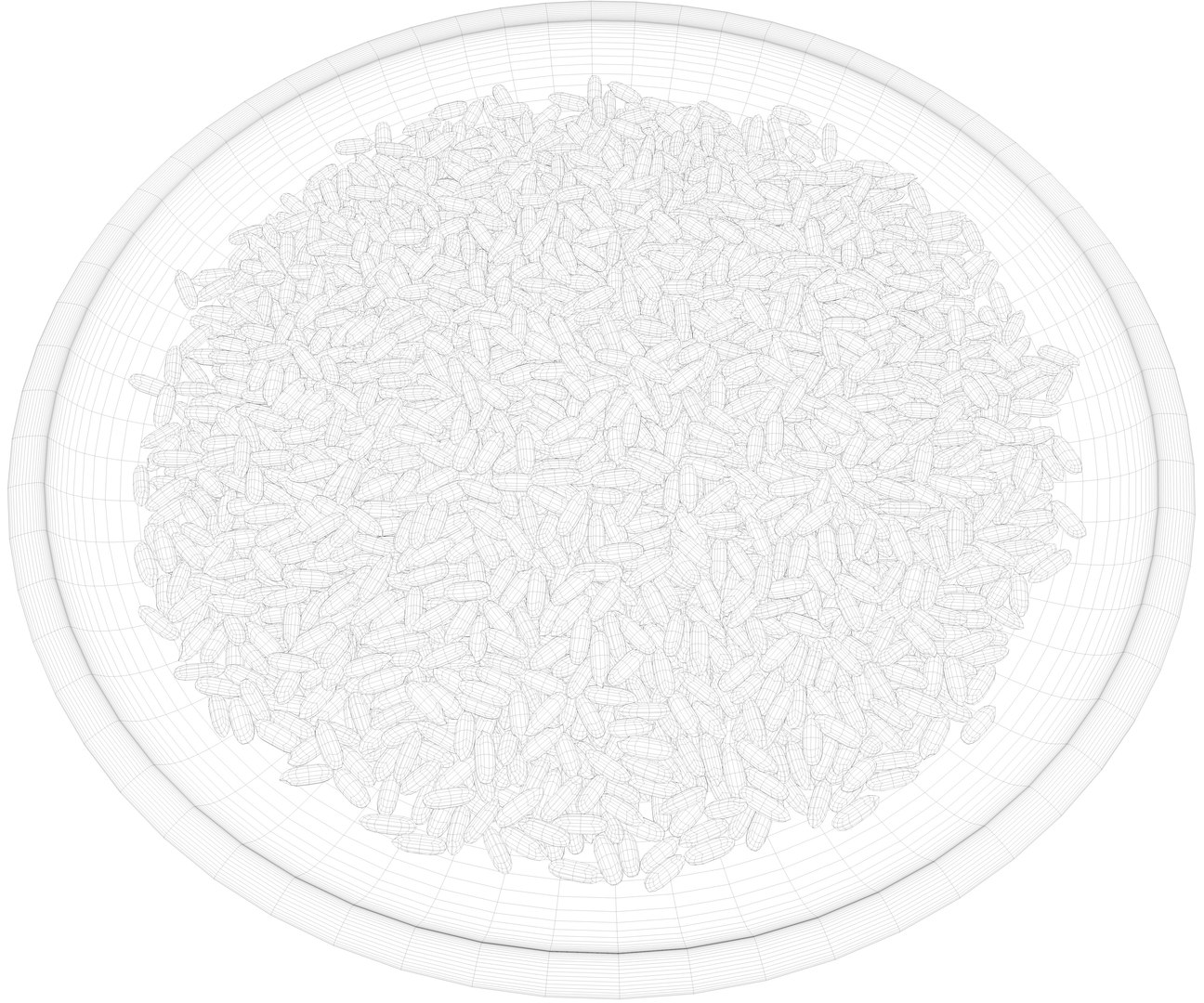 3D Uncooked Rice - TurboSquid 2141357