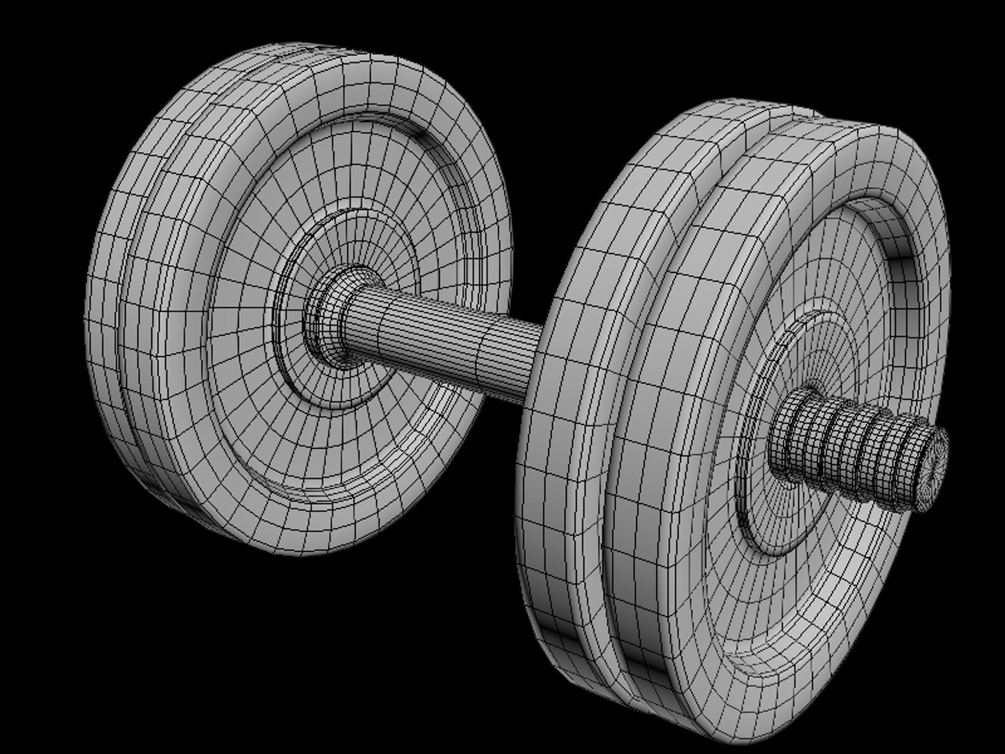 Dumbbell 3D - TurboSquid 1328672