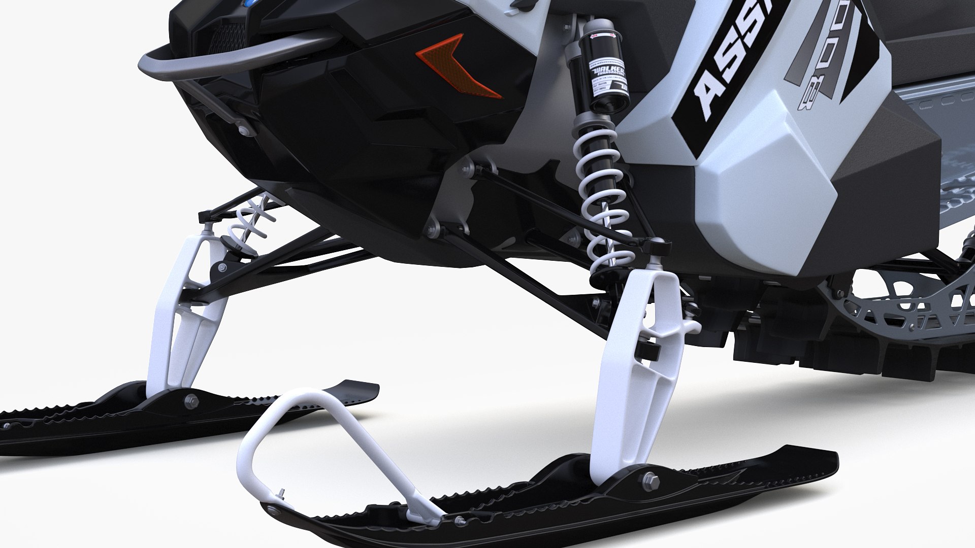 Polaris Snowmobile With Sleigh 3D Model - TurboSquid 2273737