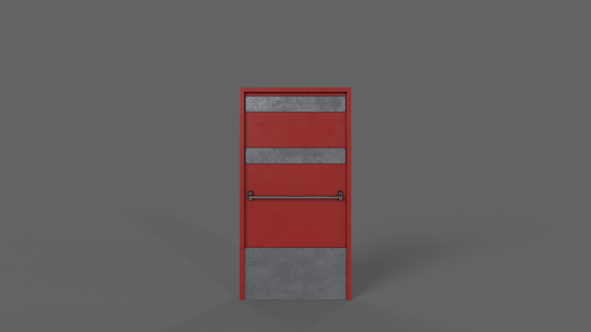 3D Model PBR Industrial Door B1 - TurboSquid 2279226